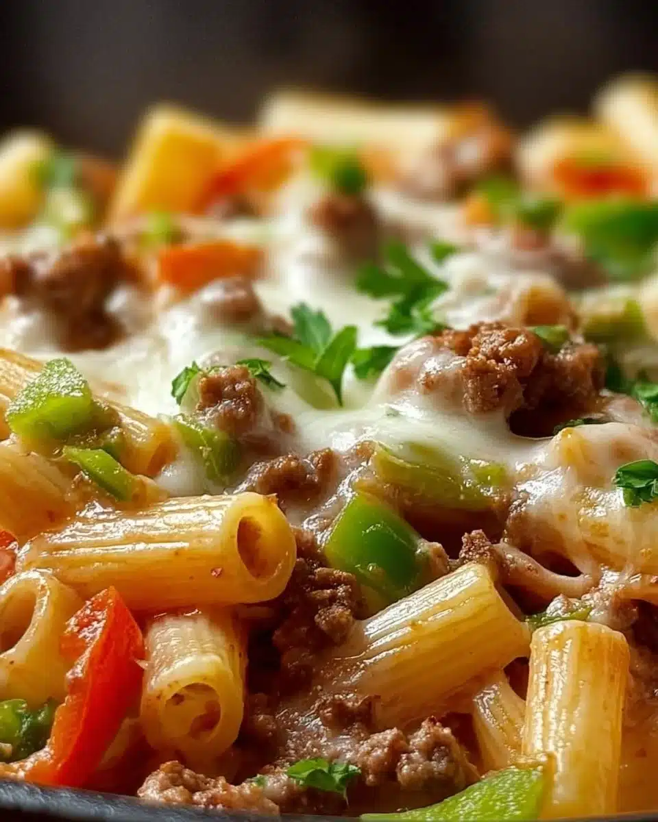 Philly Cheese Steak Pasta