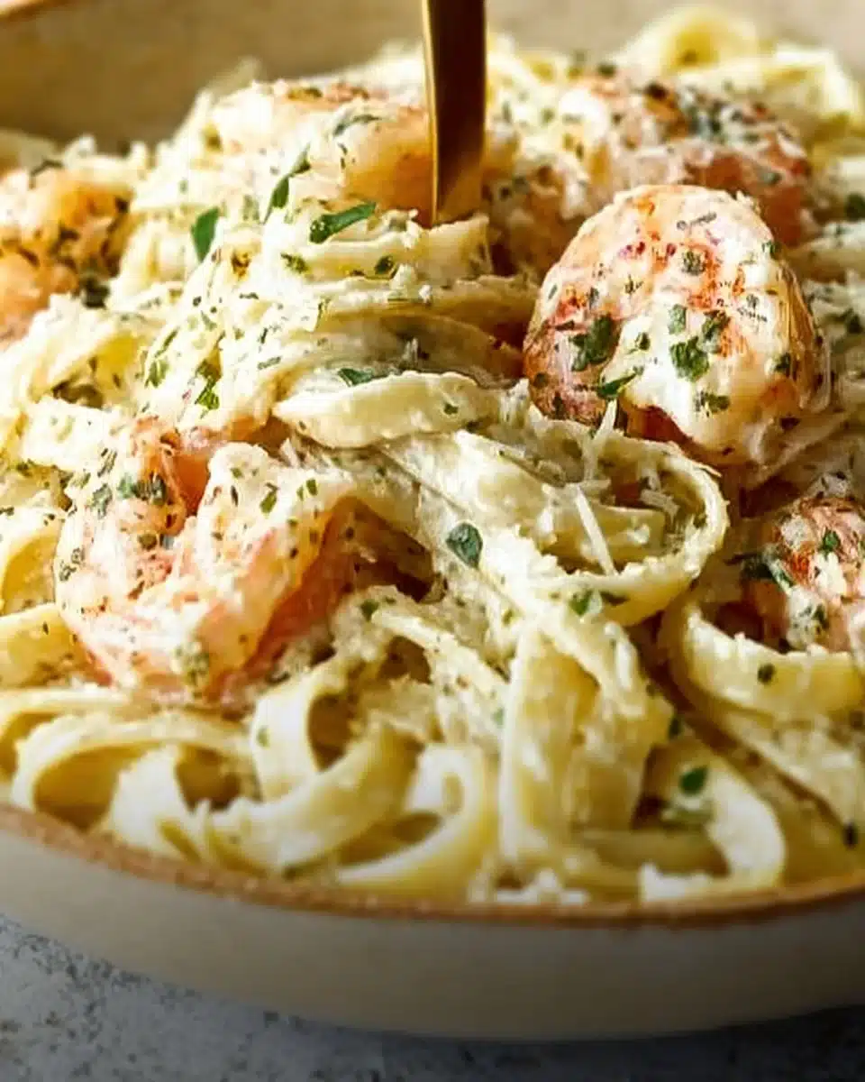 Shrimp Fettuccine Alfredo