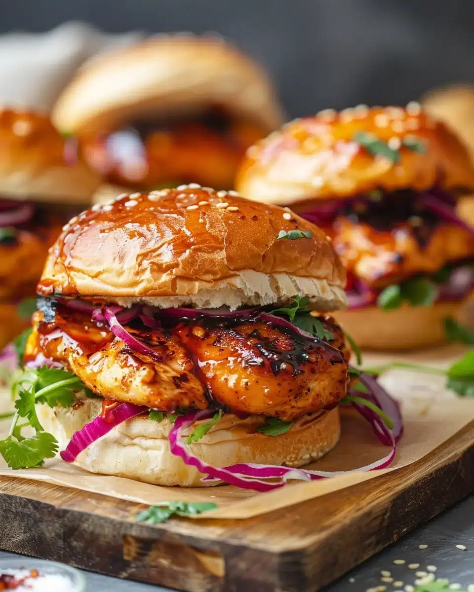 Hot Honey Chipotle Chicken Sliders