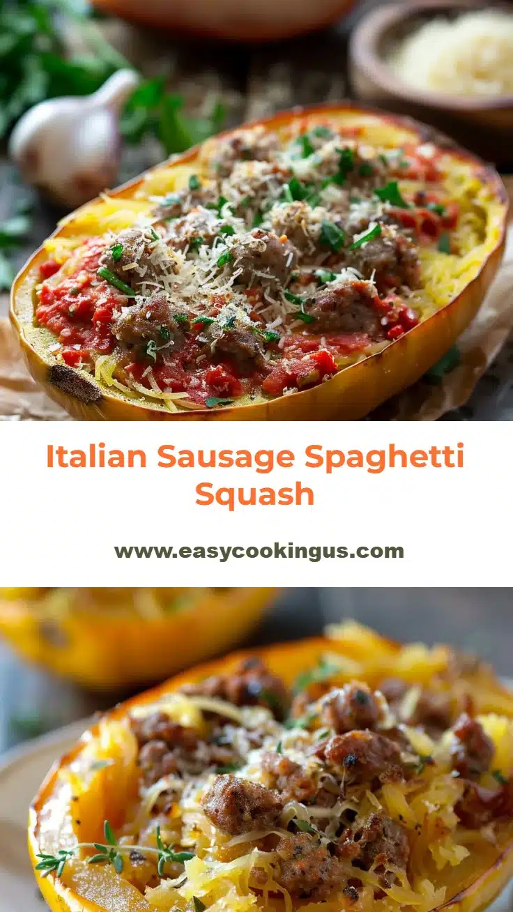 Italian Sausage Spaghetti Squash