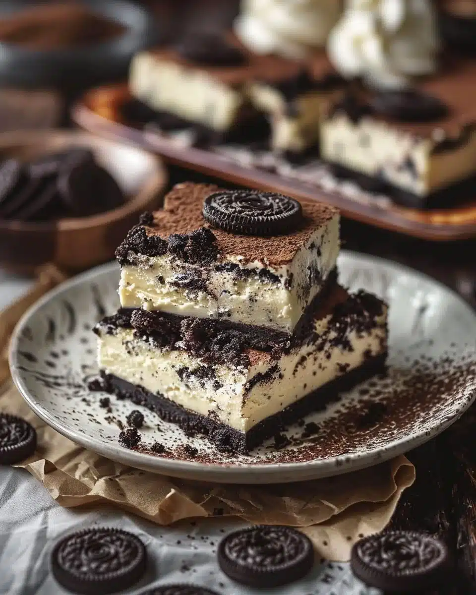 Oreo Cheesecake Bars