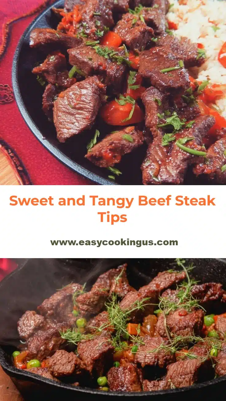Sweet and Tangy Beef Steak Tips