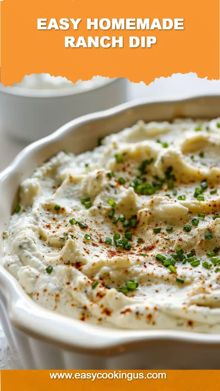 Easy Homemade Ranch Dip